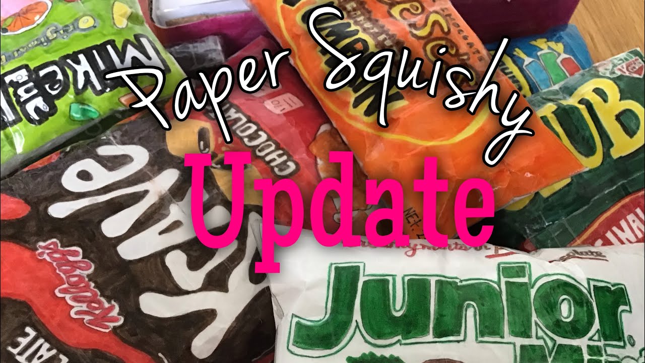 Paper Squishy Update #1 *realistic* - YouTube