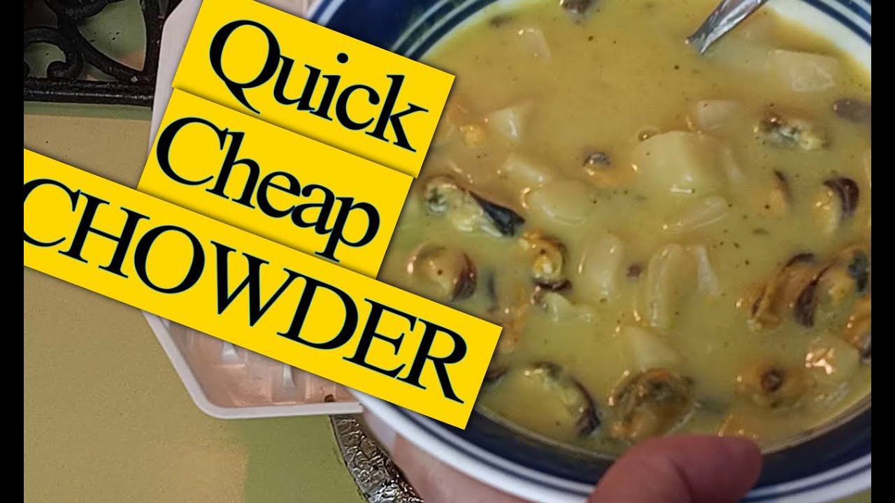 Affordable Eats Quick Cheap Chowder with Dollar Tree Ingredients - YouTube