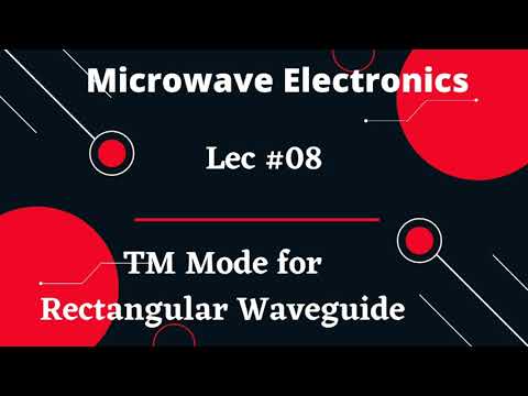 Transverse Magnetic (TM) Mode For Rectangular Waveguide।।EMT ...