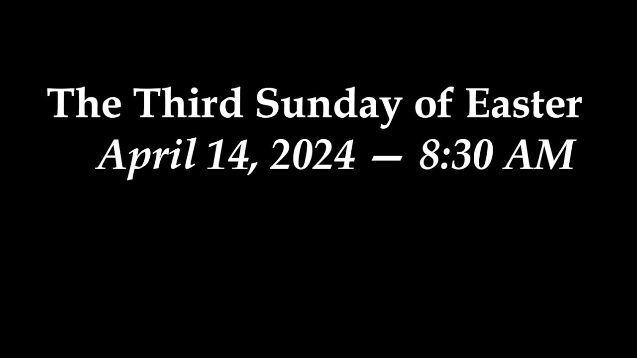 Sunday Worship - April 14, 2024 - YouTube