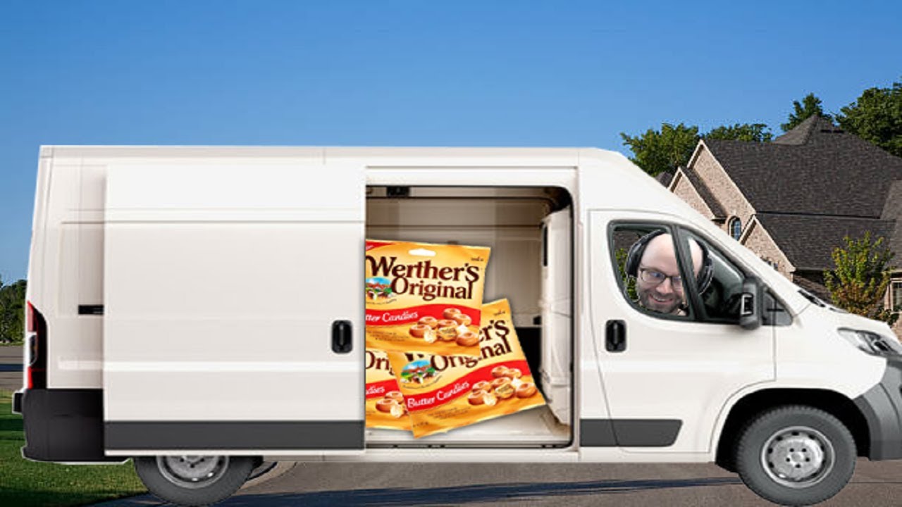 Don't get into the white van just for these candies - YouTube