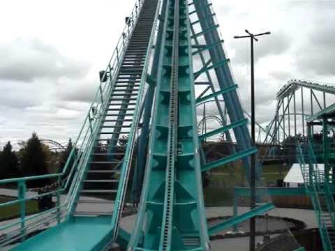 Roller Coaster Leviathan - P.O.V - Front Seat , First Time Ever ...