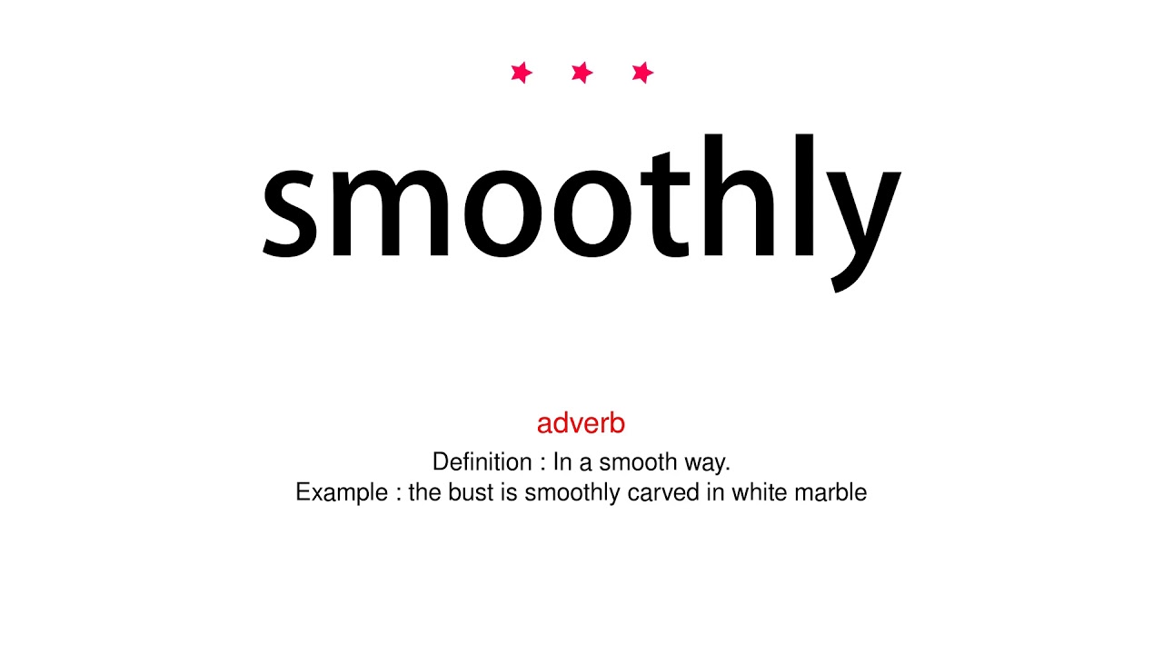How to pronounce smoothly - Vocab Today - YouTube