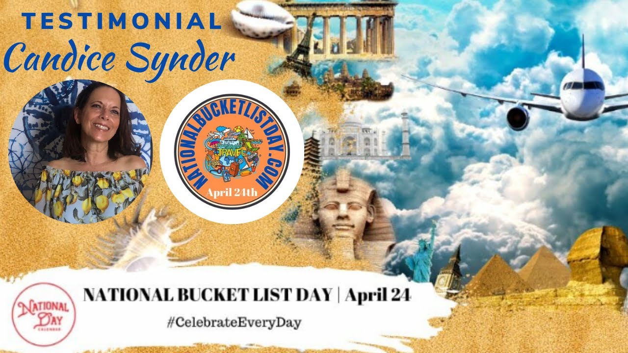 National Bucket List Day Testimonial: Candice - YouTube