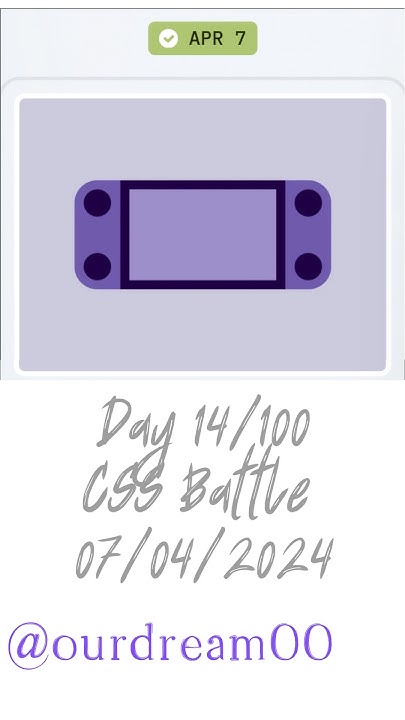 CSS Battle || Day 14/100 || Daily Challenge #css #cssbattle #development #viral #shortsfeed ...