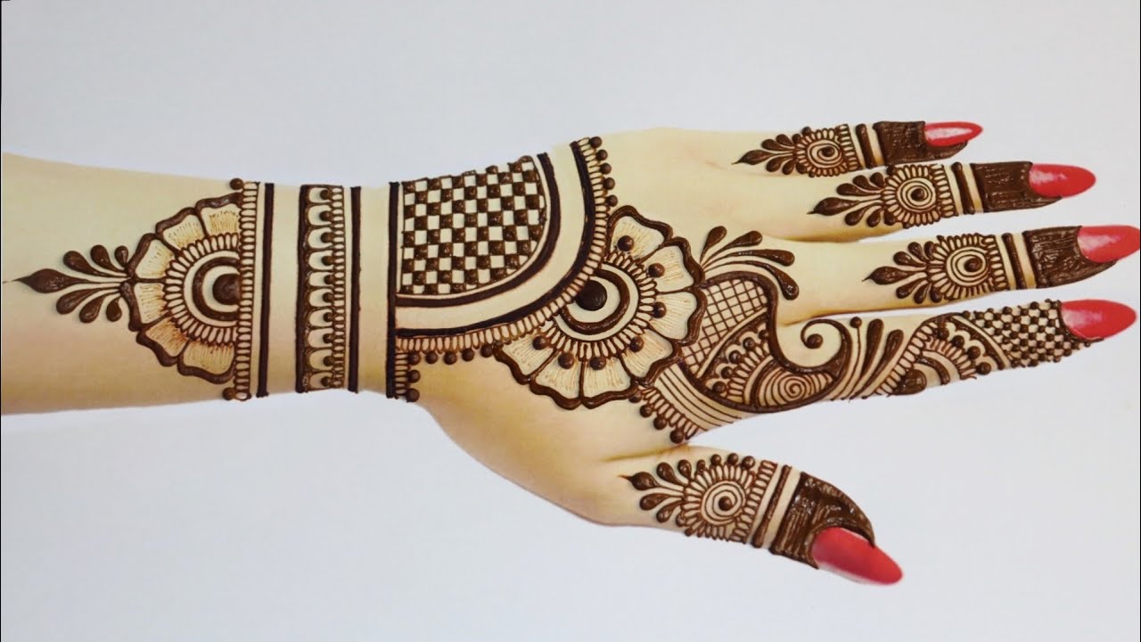 Easy Simple Backhand mehndi design |mehndi designs for hands |Stylish ...