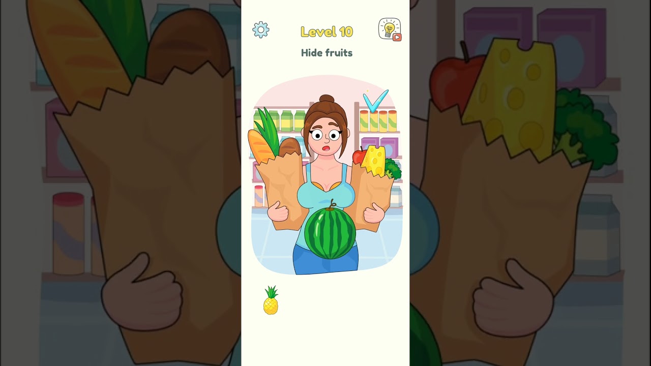 Hide fruits - YouTube