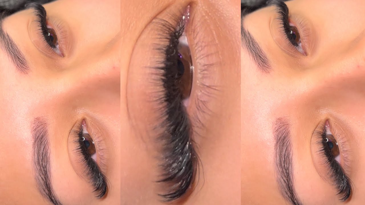 Light Volume Wispy Eyelash Extensions | Lash With Me | Cat Eye - YouTube