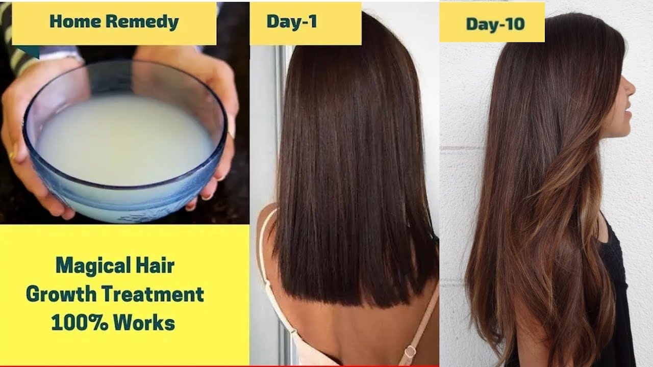 How To Grow Long and thicken Hair Naturally and Faster | Magical Hair ...