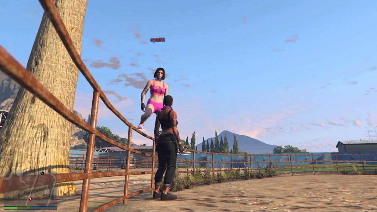GTA 5 ONLINE - MY GIRL CHARACTER LISA PS4 HD Gameplay - YouTube