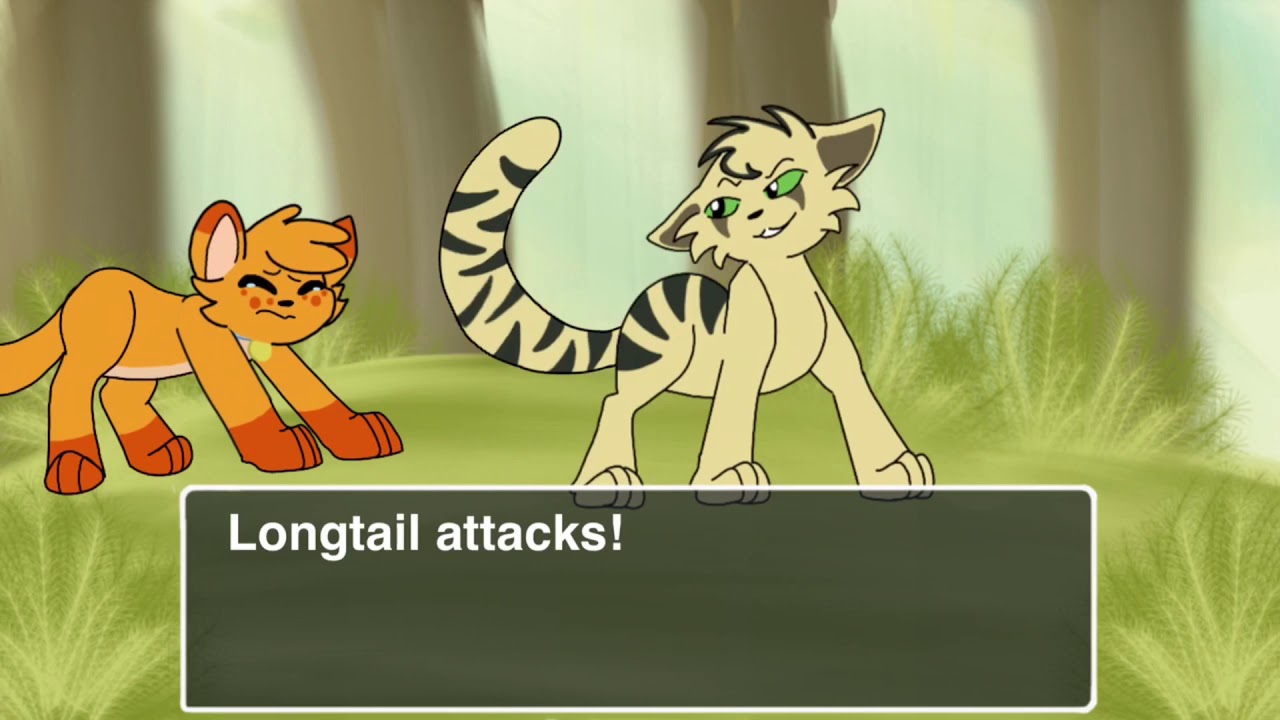 Rusty VS Longtail [Warrior Cats Video Game] - YouTube