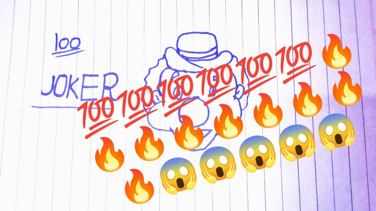 #How to draw Joker drawing for kids | Easy step by step Joker drawing ...