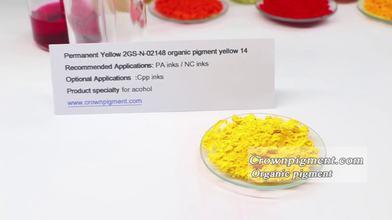 pigment yellow 14 Permanent Yellow 2GS-N-02148 organic pigment yellow ...