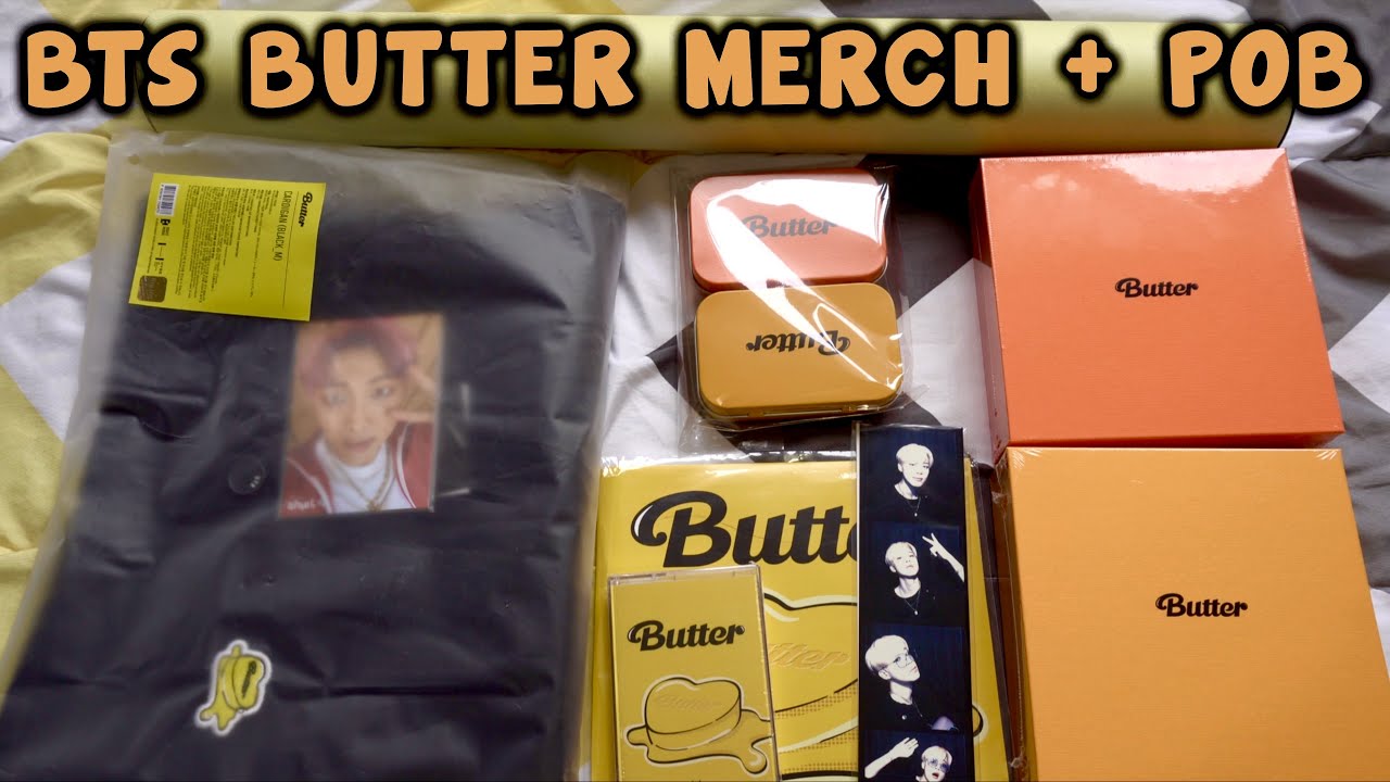 [unboxing] BTS Butter Merch + POB - YouTube