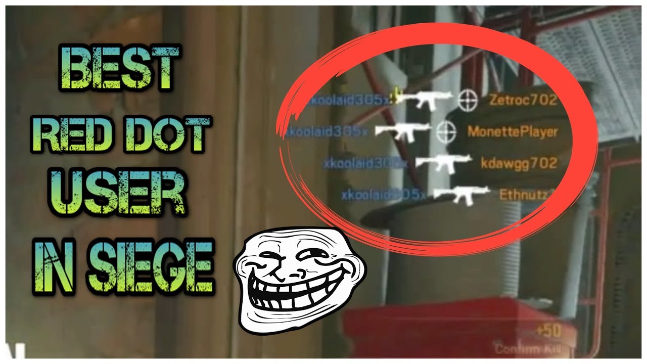 Best Red Dot User In Siege | Rainbow 6 Siege Gameplay - YouTube