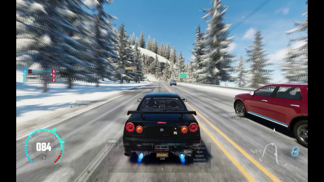 The Crew Drift Session Nissan GT-R R34 (crash fails, funny moments ...