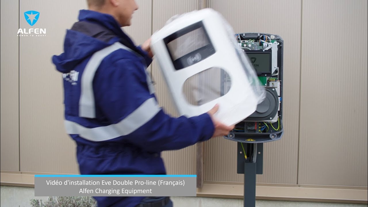 Vidéo d'installation Eve Double Pro-line (Français) Alfen Charging ...