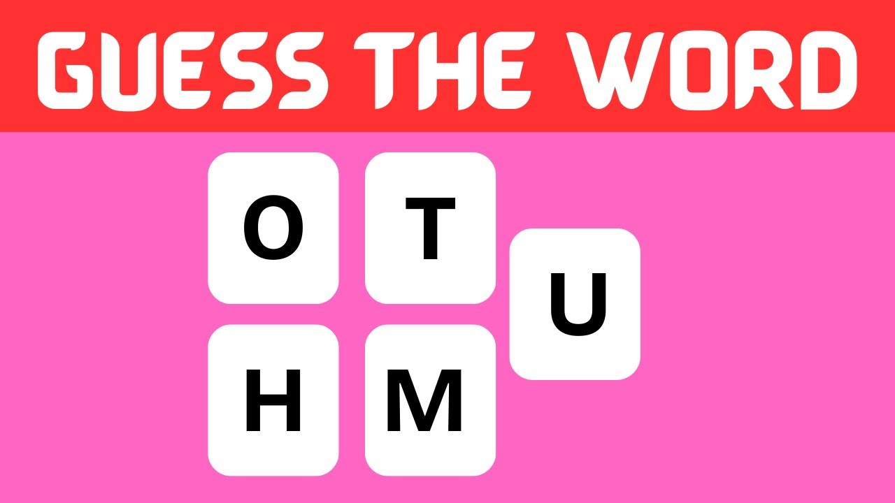 Can You Decode These Words? Put Your Brain to the Test! (Scrambled Word ...