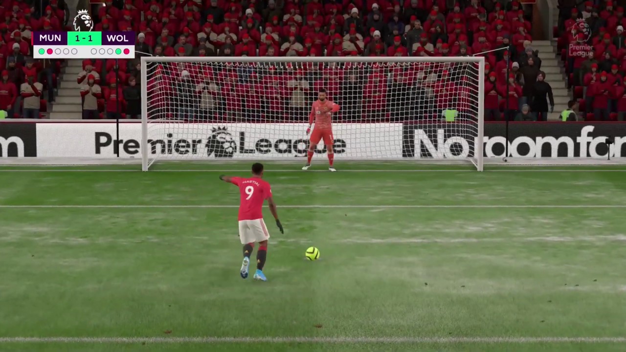 Manchester United vs Wolves Premier League Penalty Shootout - YouTube
