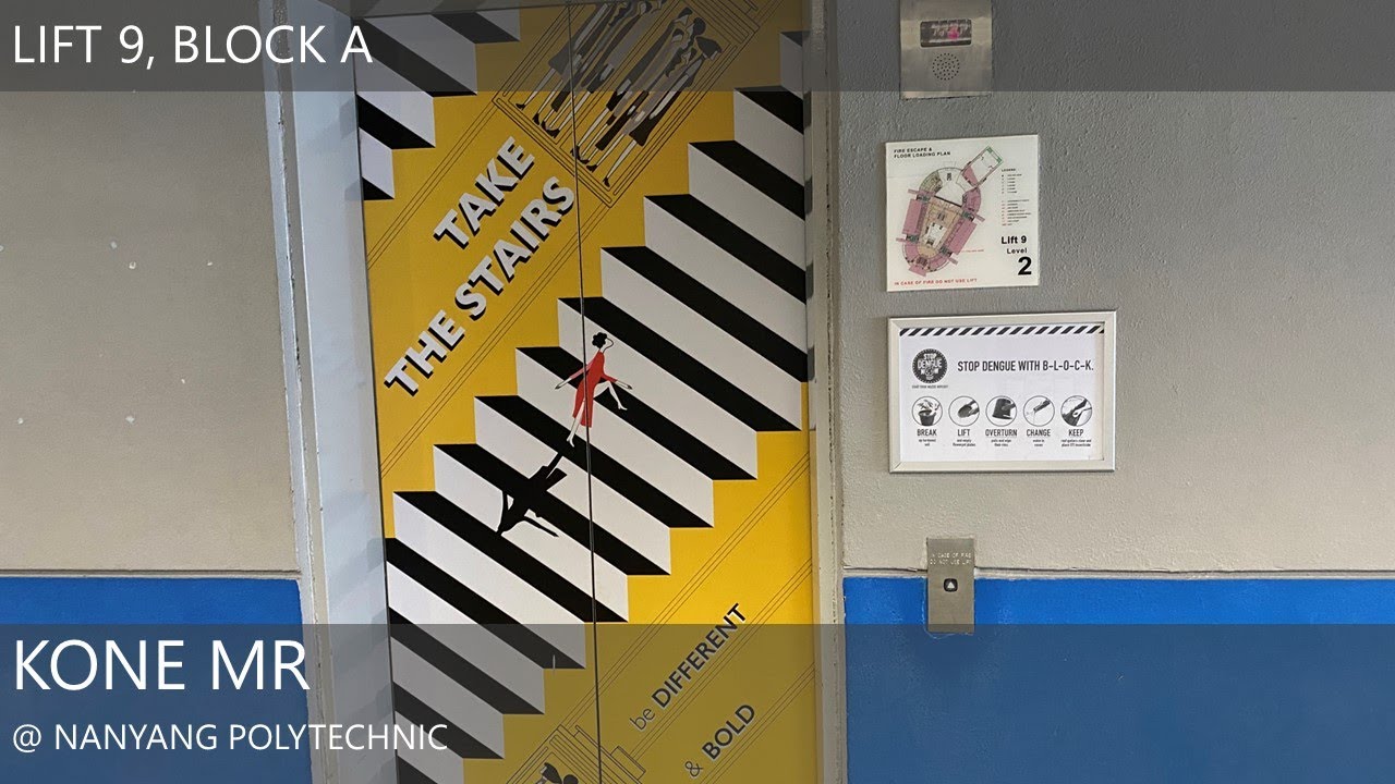 KONE TMS MR @ NANYANG POLYTECHNIC BLOCK A [LIFT 9] - YouTube