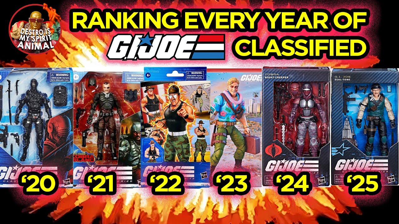 Ranking EVERY Year of GI Joe Classified! - YouTube