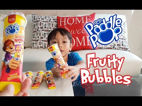 Icip-icip Ice Cream Paddle Pop Fruity Bubble - YouTube