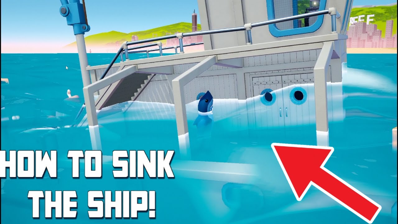 *How to Sink the SHIP in the map TRAWLER In gang beasts! - YouTube