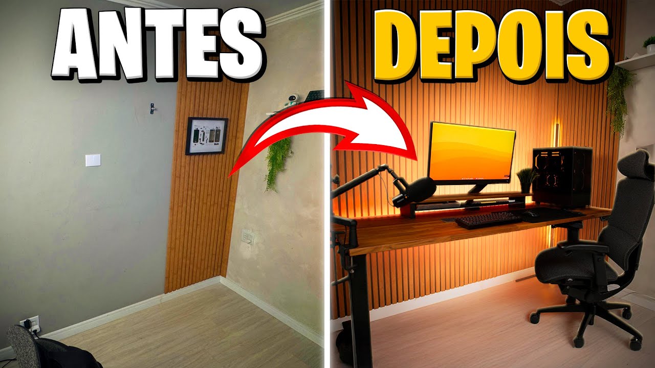O Setup Gamer Mais Bonito Que Já Montei (ANTES e DEPOIS!) - YouTube