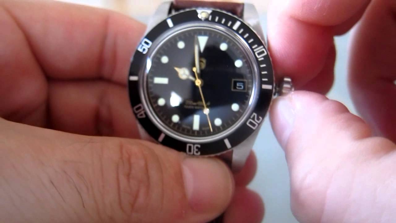 Raven Vintage Dive Watch - mini Review - YouTube