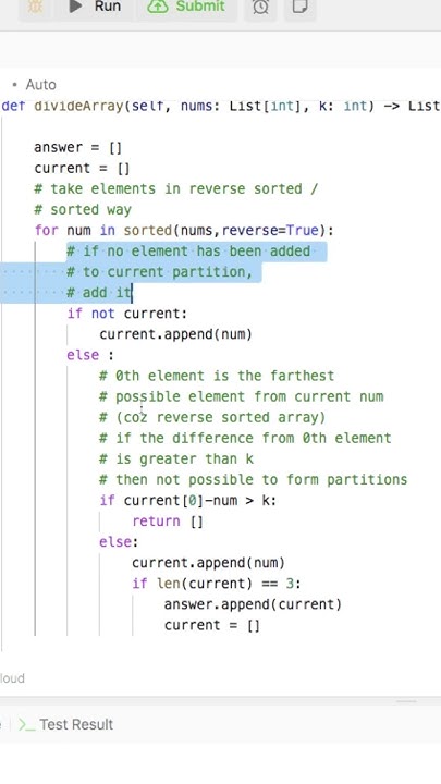Leetcode 2966 Divide Array Into Arrays With Max Difference Leetcode