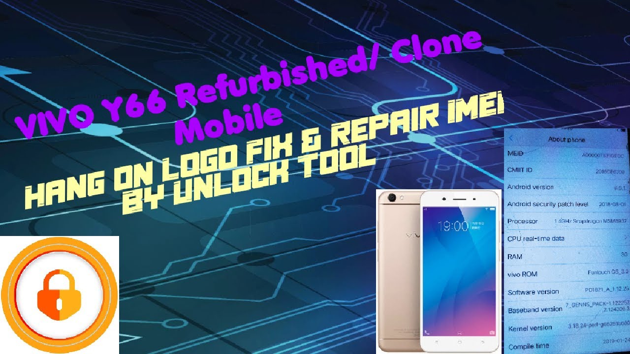 Vivo Y66 PD1621 Refurbished /Clone Hang on Logo fix & Repair lastest ...