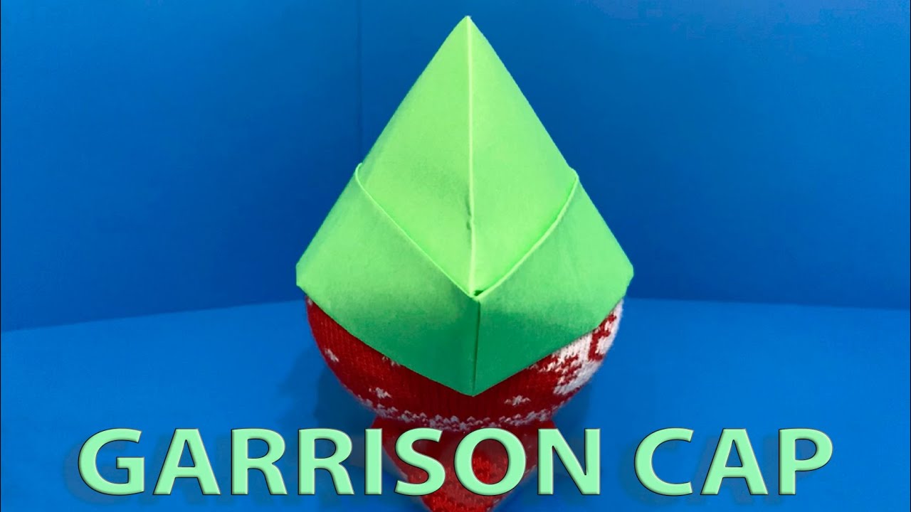 Soldier's CAP made of paper // - YouTube