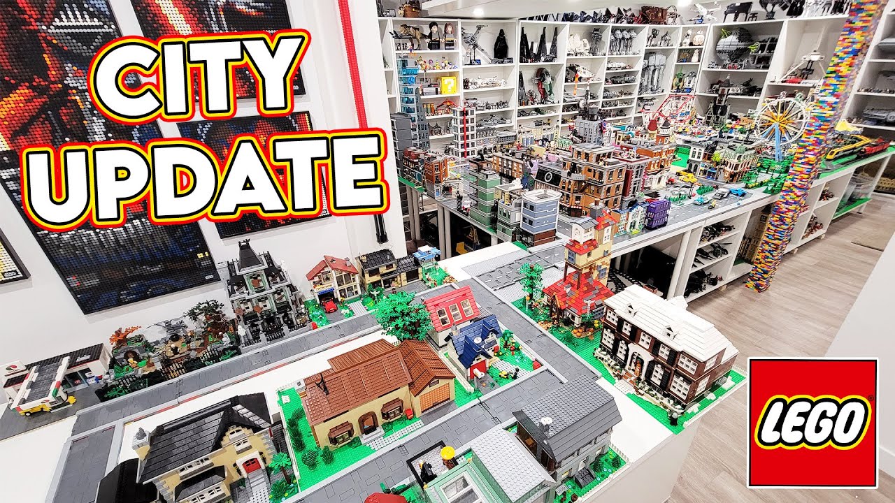 LEGO City Update! Downtown Progress & New Residential Plans - YouTube