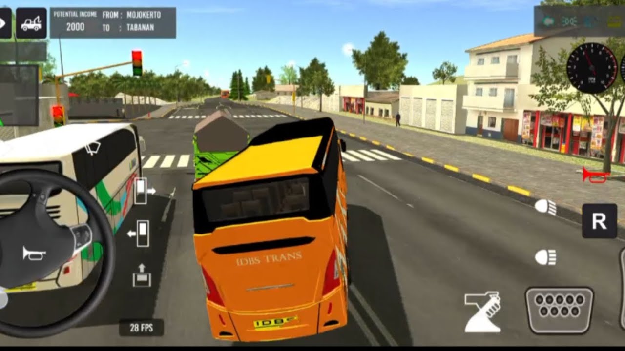 IDBS Bus Driver Simulator - BusIndonesia Driving Jalan Lintas Sumatra - Android GamePlay - YouTube
