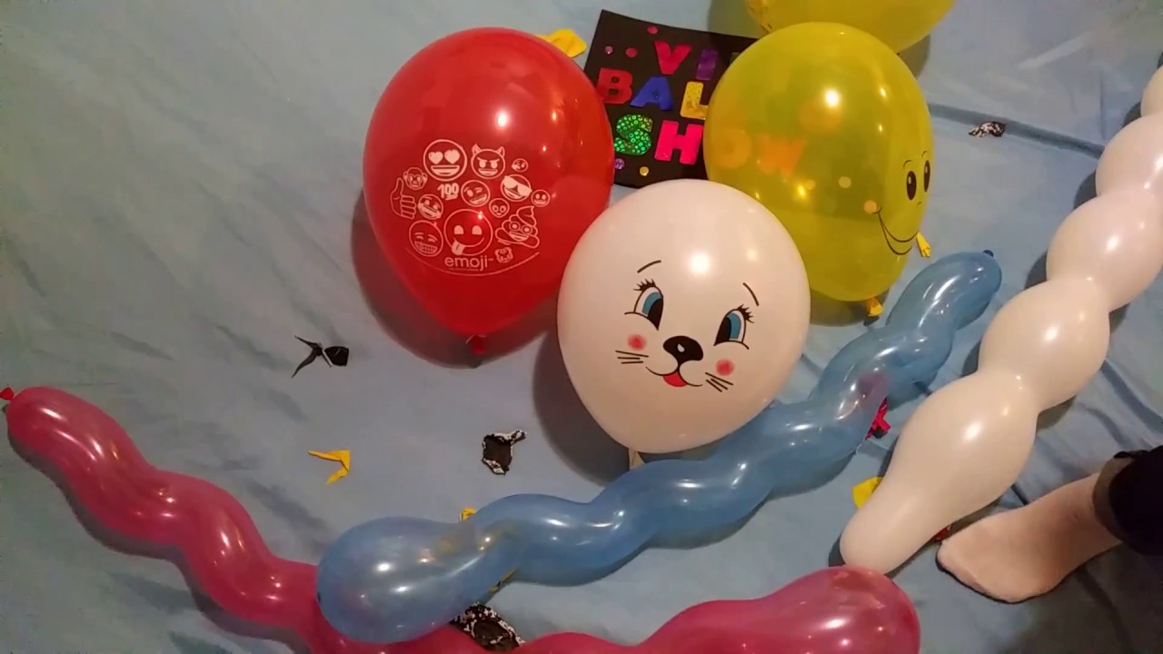 FUN BALLOON FOOT POPPING! - YouTube