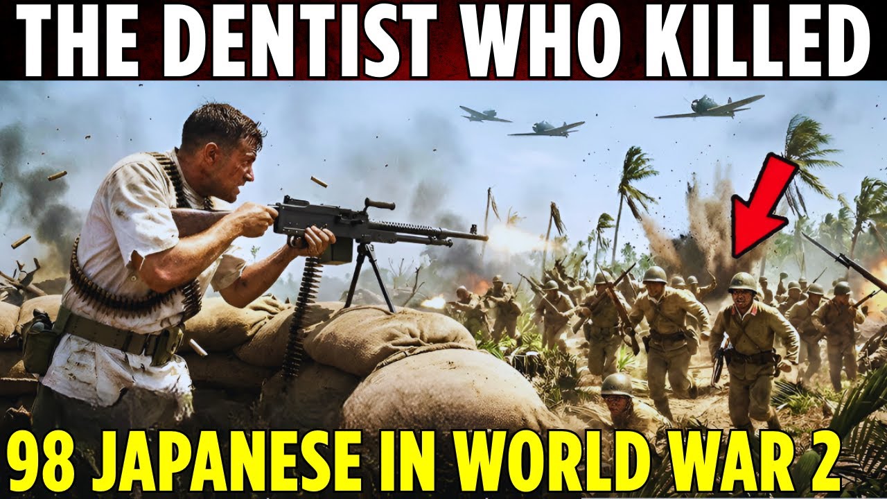 HOW A DENTIST WIPED OUT 98 JAPANESE SOLDIERS DURING World War 2 - YouTube