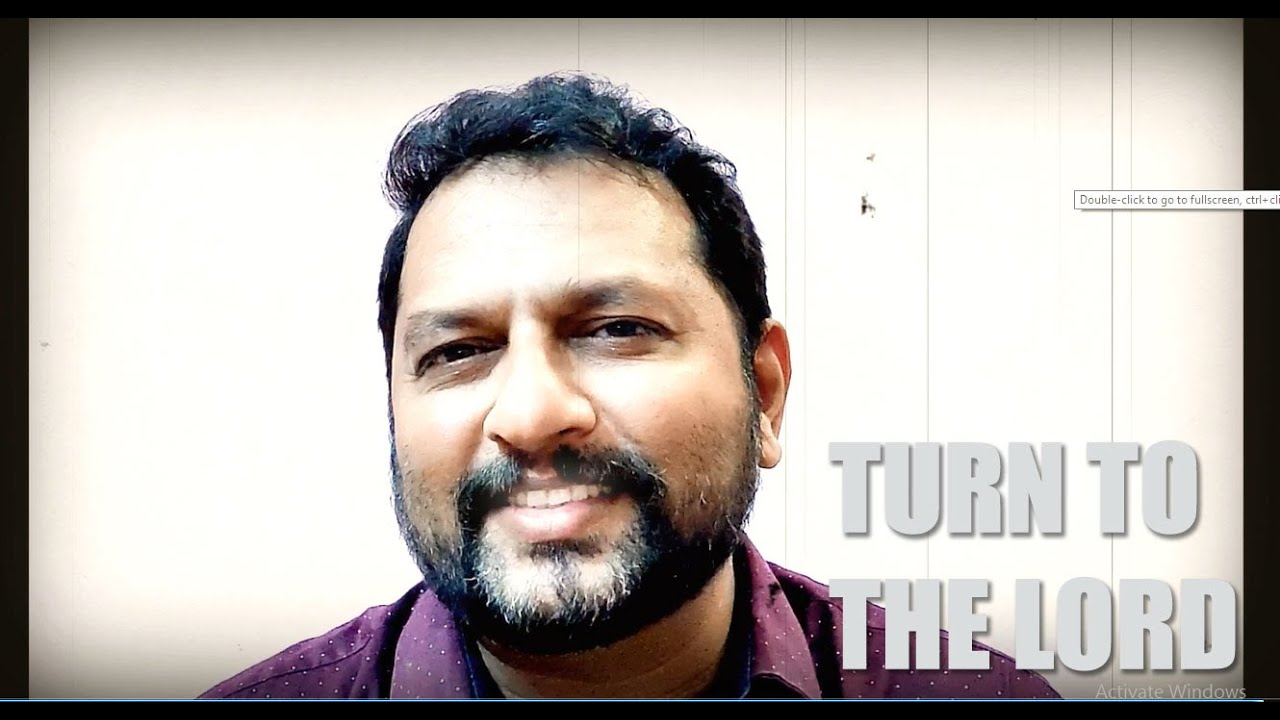 Turn to the LORD Jesus Christ - Roshan Immanuel Salins - YouTube