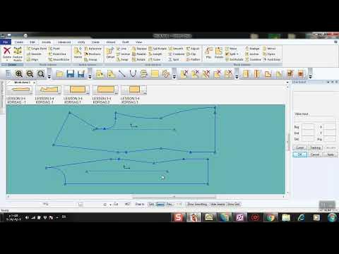 الدرس السادس رسم كورساج صدر 2 - YouTube