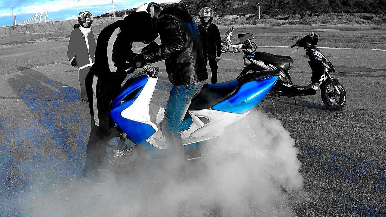 JE TEST UN NITRO 70 MHR TEAM 2 !!! #mhr #70cc #test #scooter #50cc ...