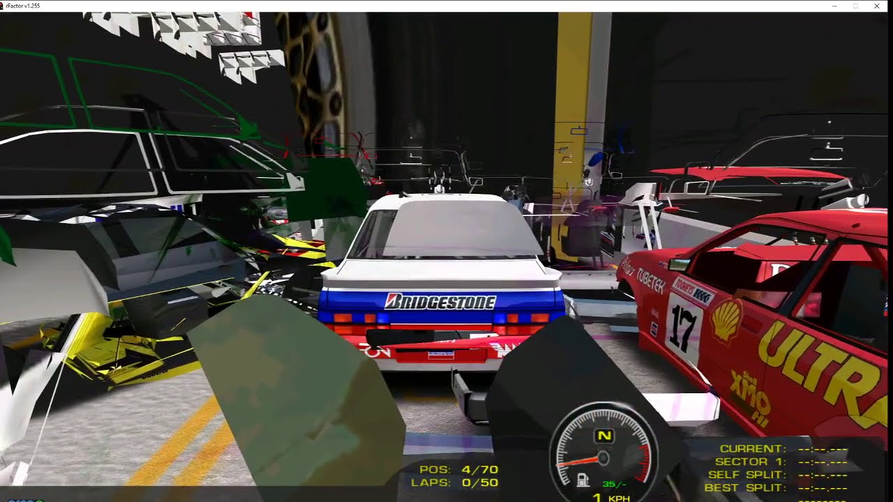 rFactor 1 + latest graphics card - YouTube