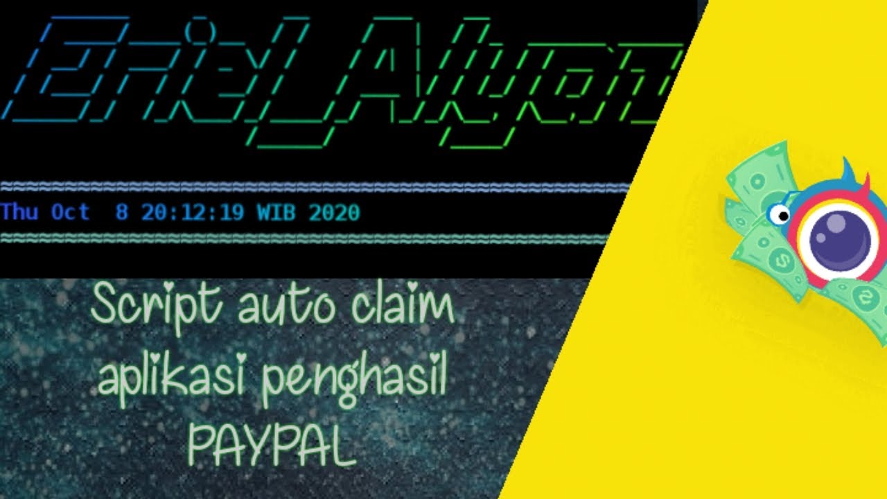 #DiRumahAja: Aplikasi Penghasil PAYPAL dan PULSA || Script AutoClaim Menggunakan Termux - YouTube