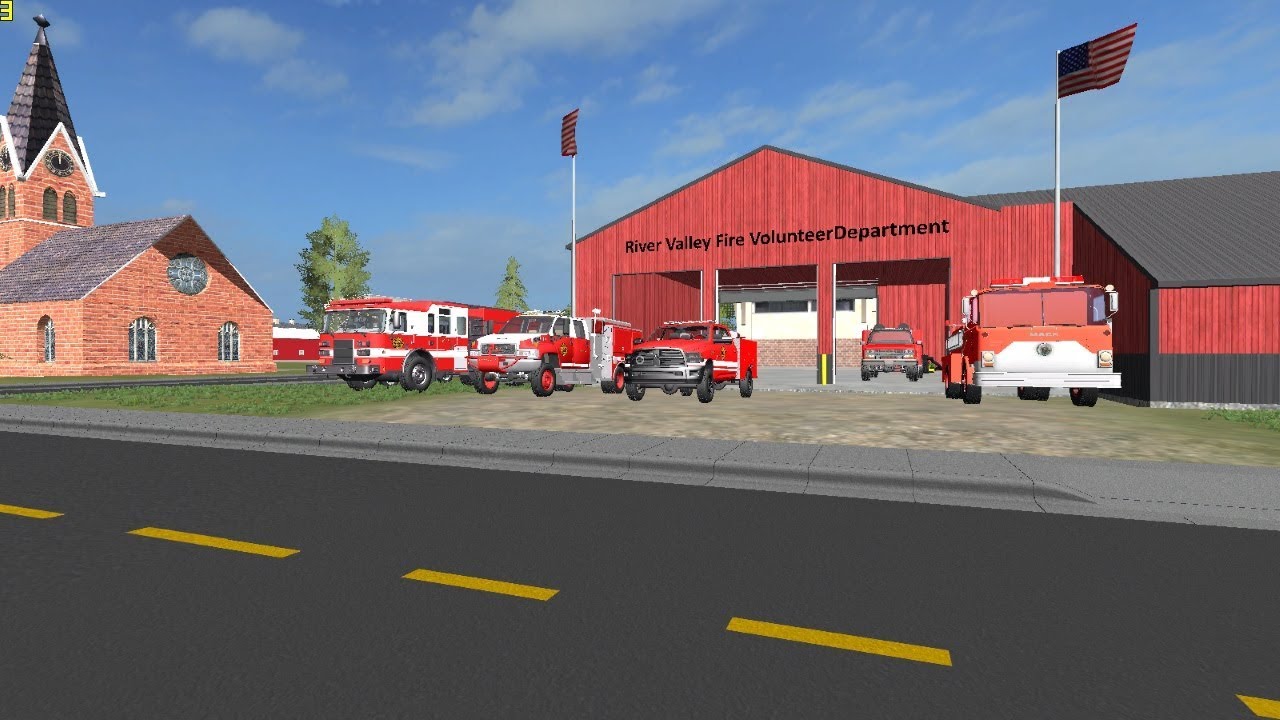 Fire Rescue Ep .35 | Farming Simulator 17 Washing Trucks For Parade ...