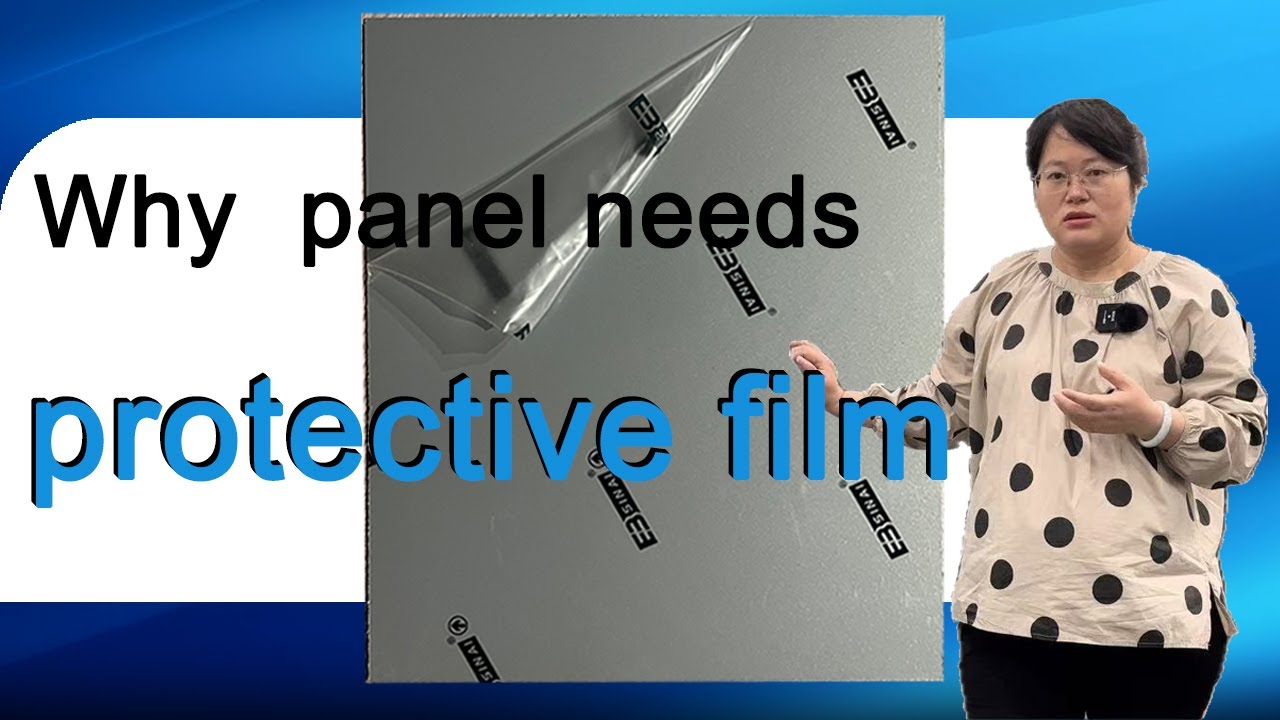 Why panel needs protective film when finished laminating? - YouTube
