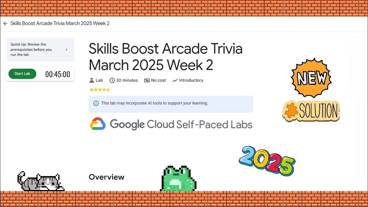 Skills Boost Arcade Trivia March 2025 Week 2 Quiz-Answer #qwiklabs # ...