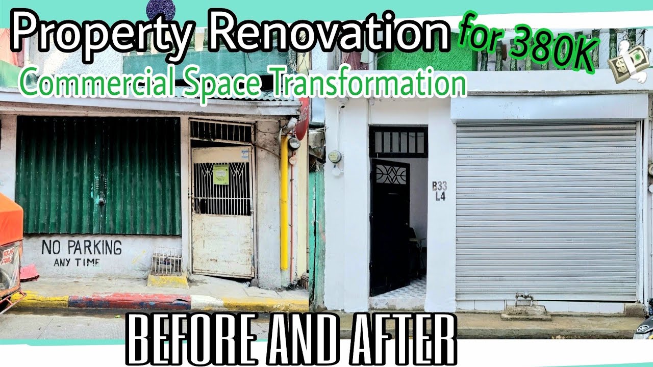PROPERTY RENOVATION BEFORE AND AFTER COMMERCIAL SPACE - YouTube