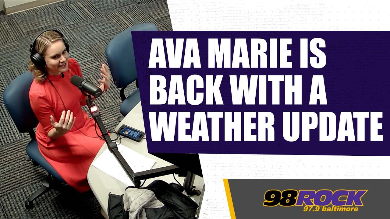 Ava Marie is Back in Studio With an Update on the Weather! - YouTube