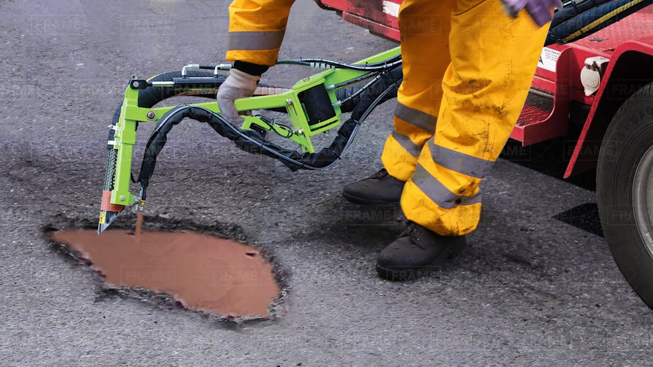 Special Process Techniques Used for Repairing Potholes in Few Minutes ...