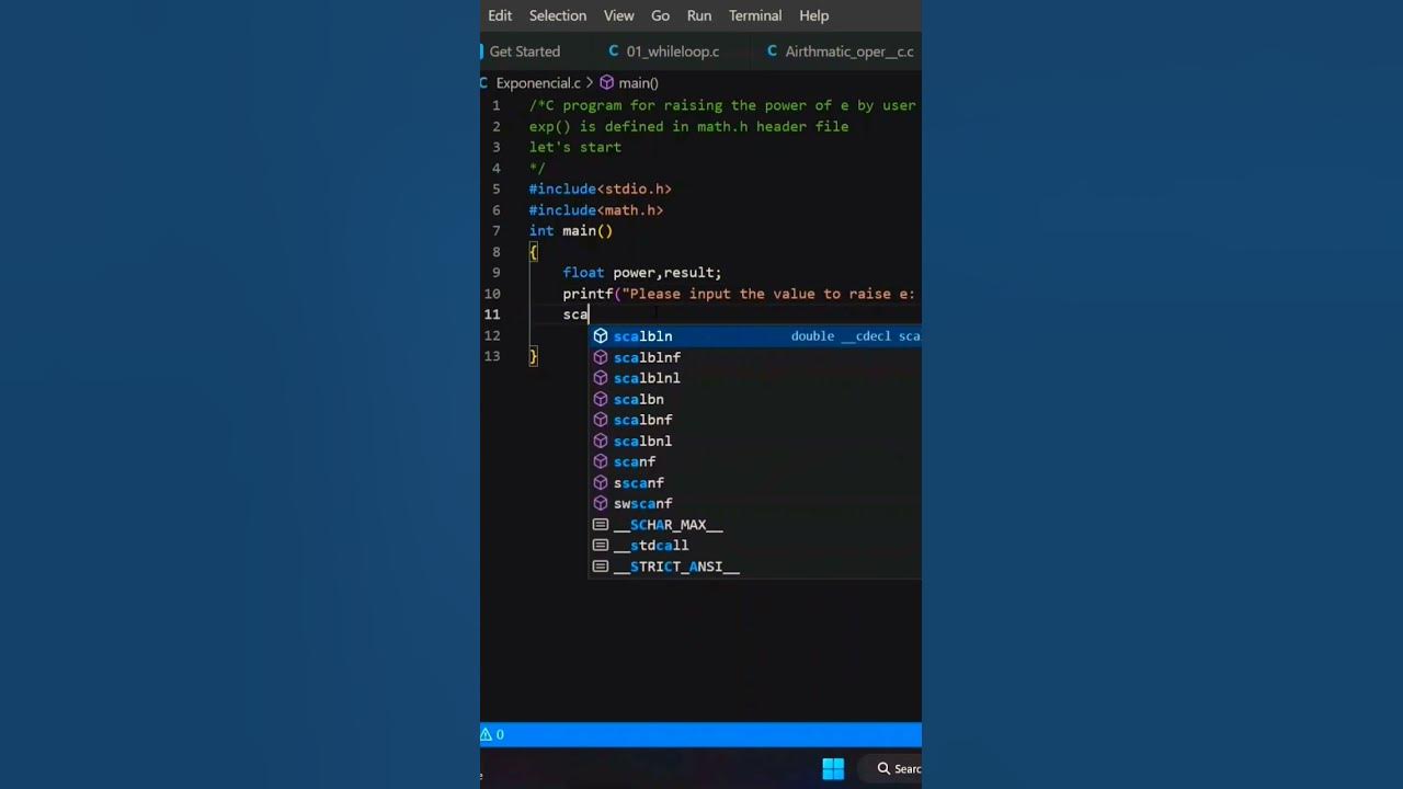 C Program To Find Exponential Function #c #exponential #function #program #problem #solution # ...