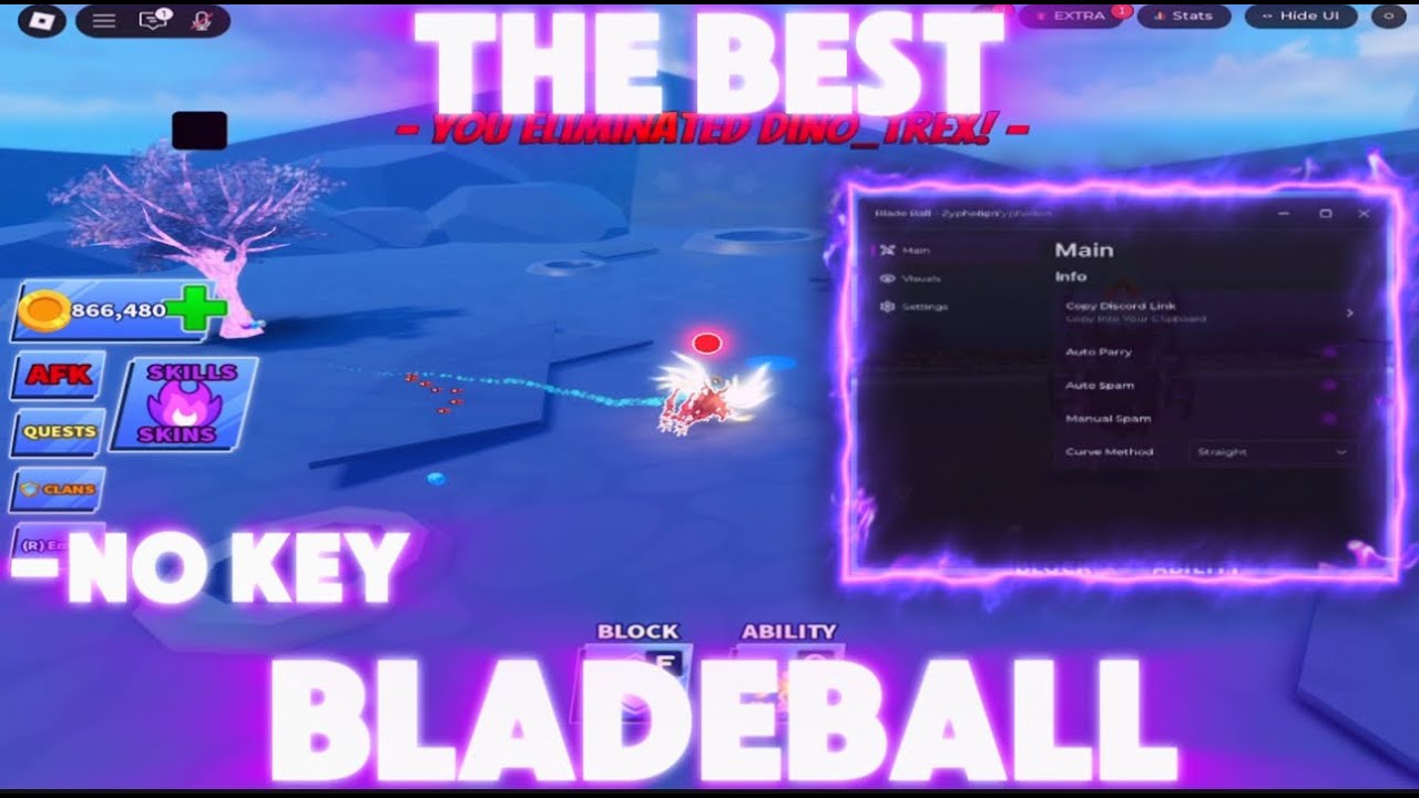 KEYLESS BLADE BALL SCRIPT ( PC & MOBILE / Auto Parry, Auto Spam, More ...