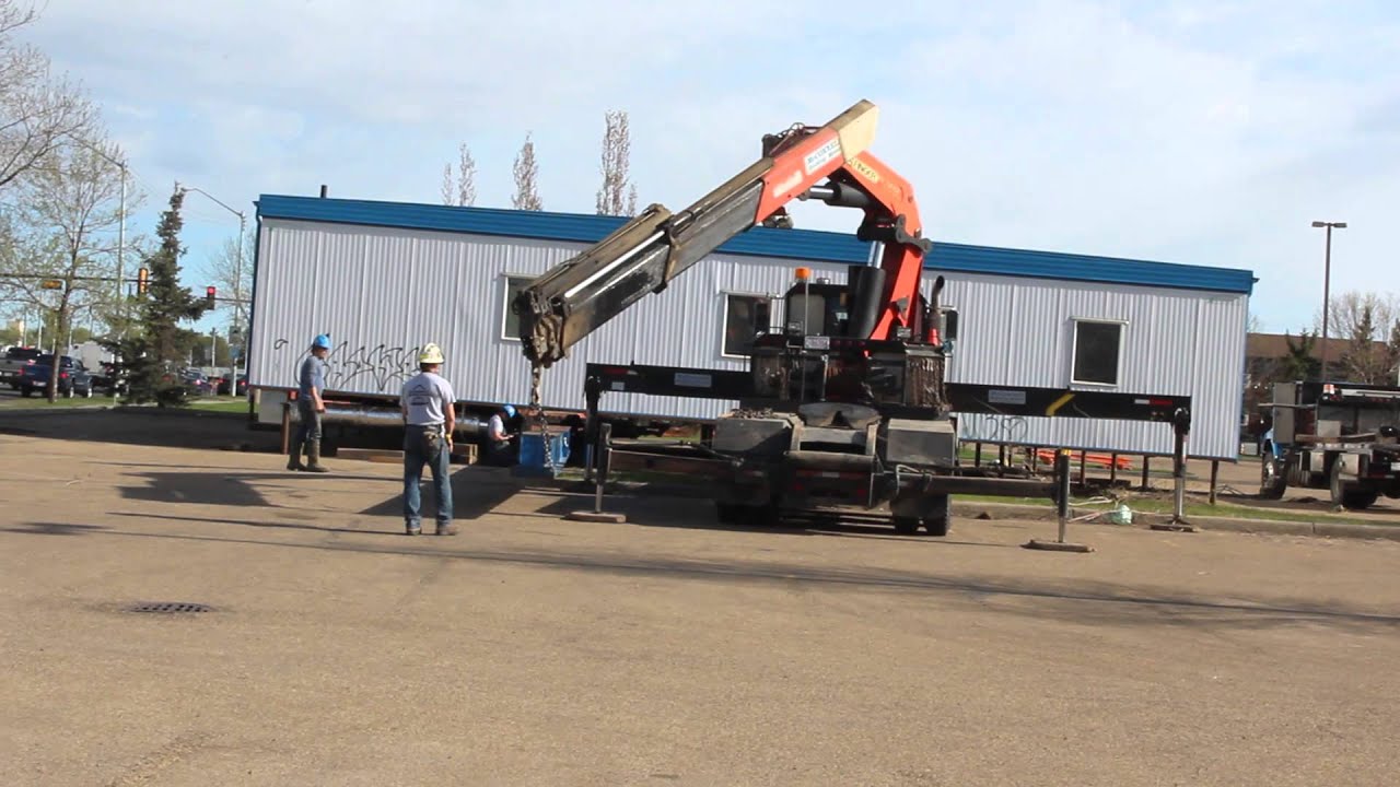 Hydraulic Knuckle-boom crane - YouTube